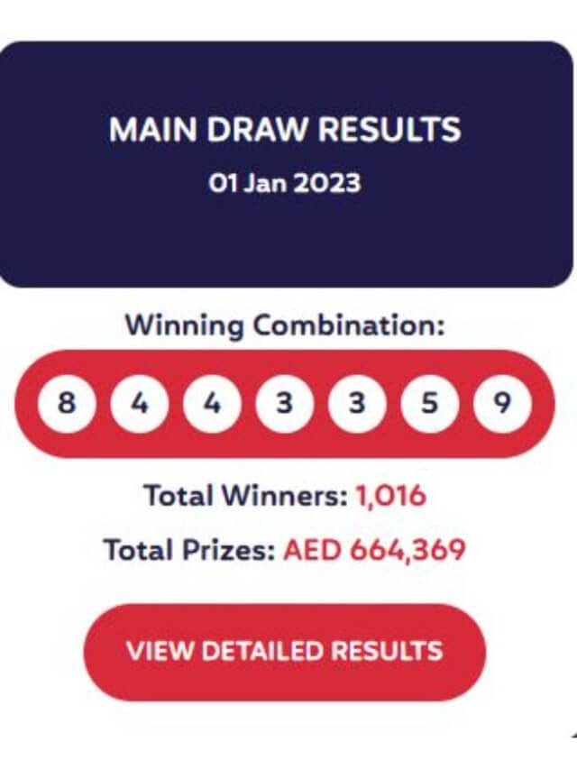 Emirates Draw Today - MEGA7 Results and Winners (01/01/2023) - Emirates ...